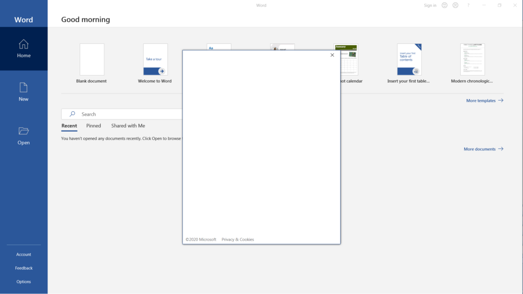 Microsoft 365 Apps Sign-in from Windows Server 2019 – Lucas TechBlog